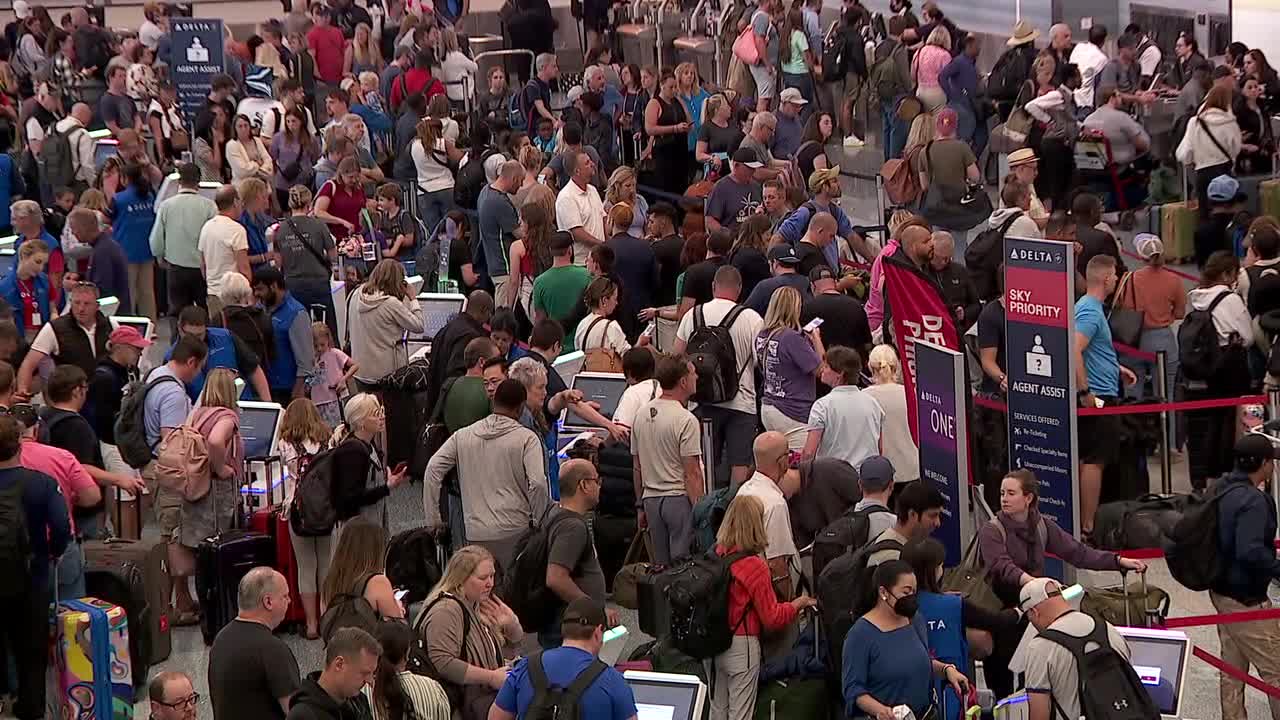 Travelers at MSP Airport deal with ongoing cancellations, delays | FOX ... Travelers at MSP Airport deal with ongoing cancellations, delays | FOX ...