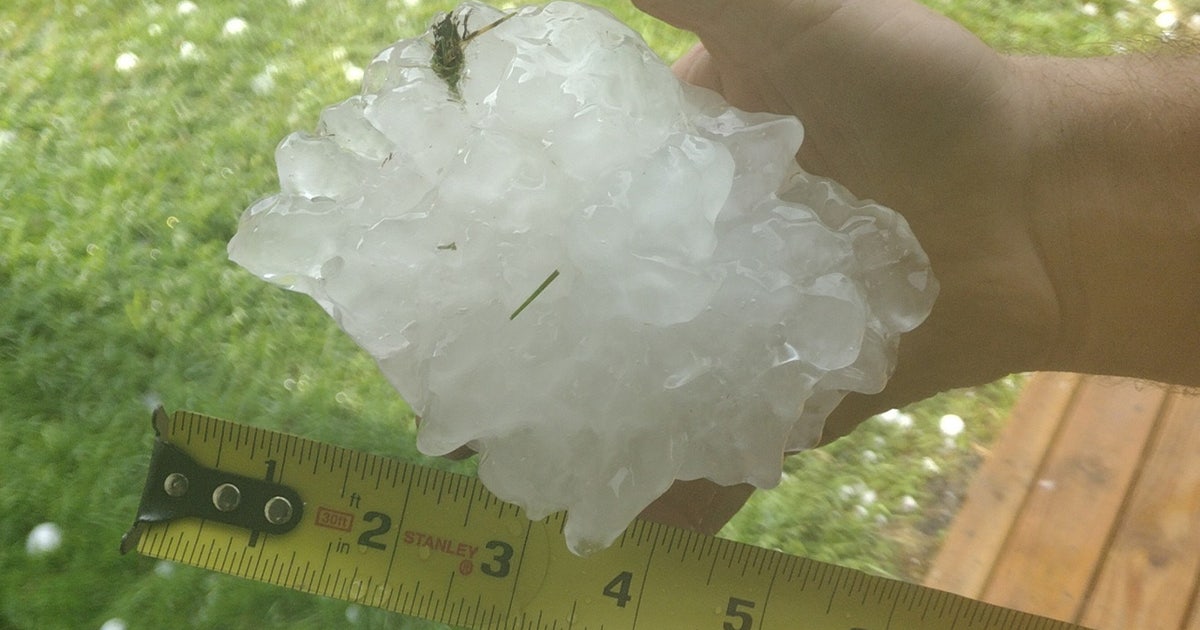 Hailstone in western Minnesota may have tied a state record | FOX 9 ...