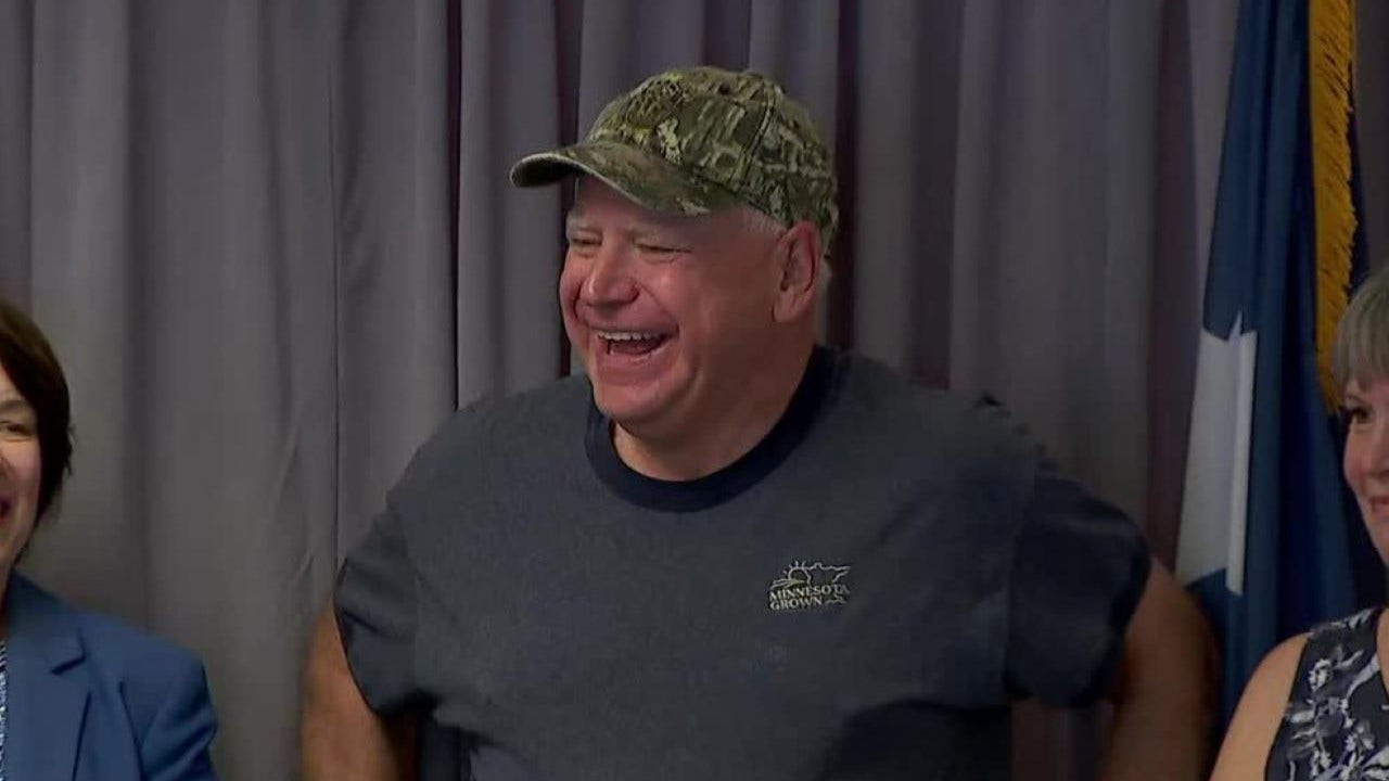 The Best Big Dad Energy Jokes About Gov Tim Walz List Fox 9
