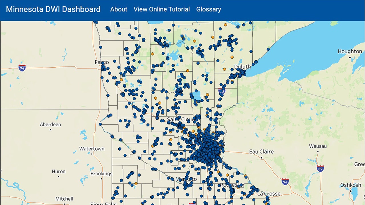 DWI map of Minnesota: Search and see where drunk drivers are | FOX 9 ...