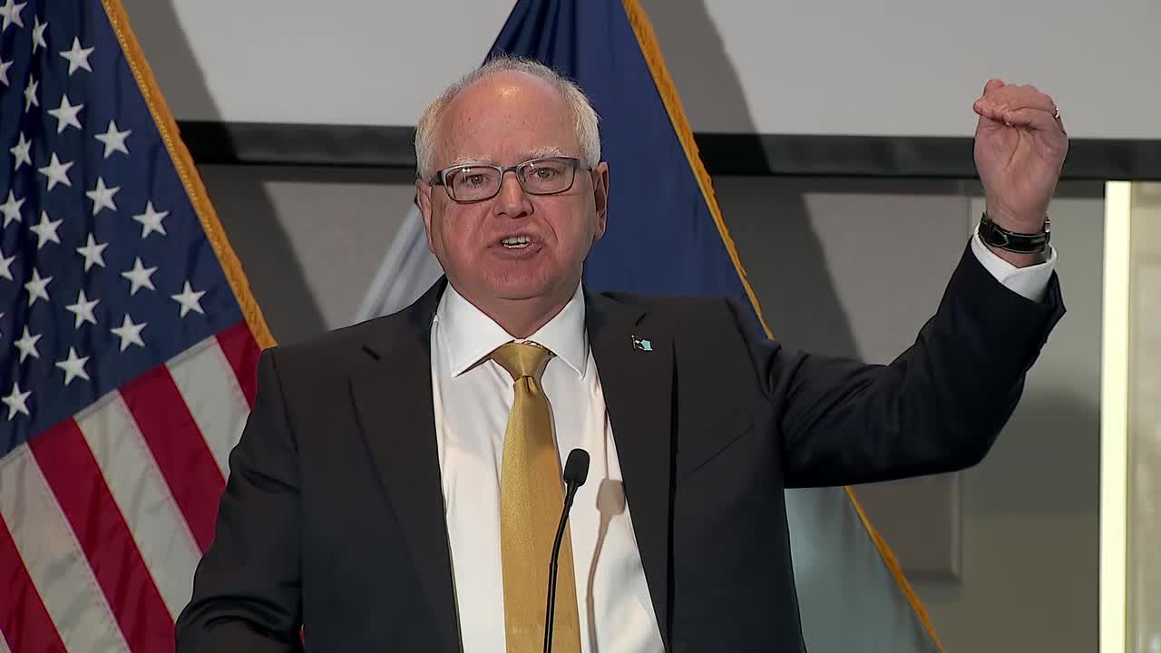 Gov. Tim Walz not running for Minnesota's US Senate seat, spokesperson ...