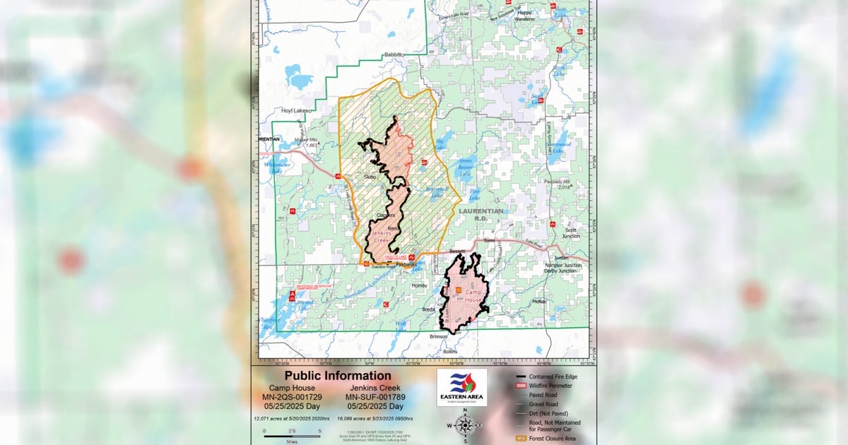 MN wildfires: Progress continues in fight against Brimson Complex fire ...