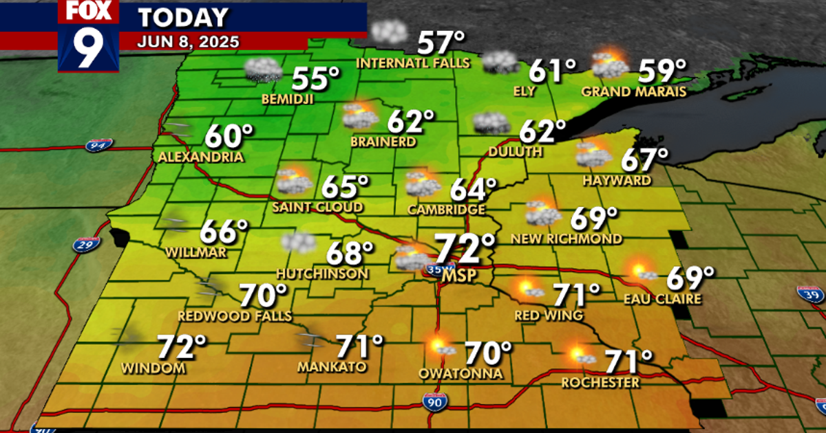 Minnesota weather: Breezy and cooler temperatures to start off this ...