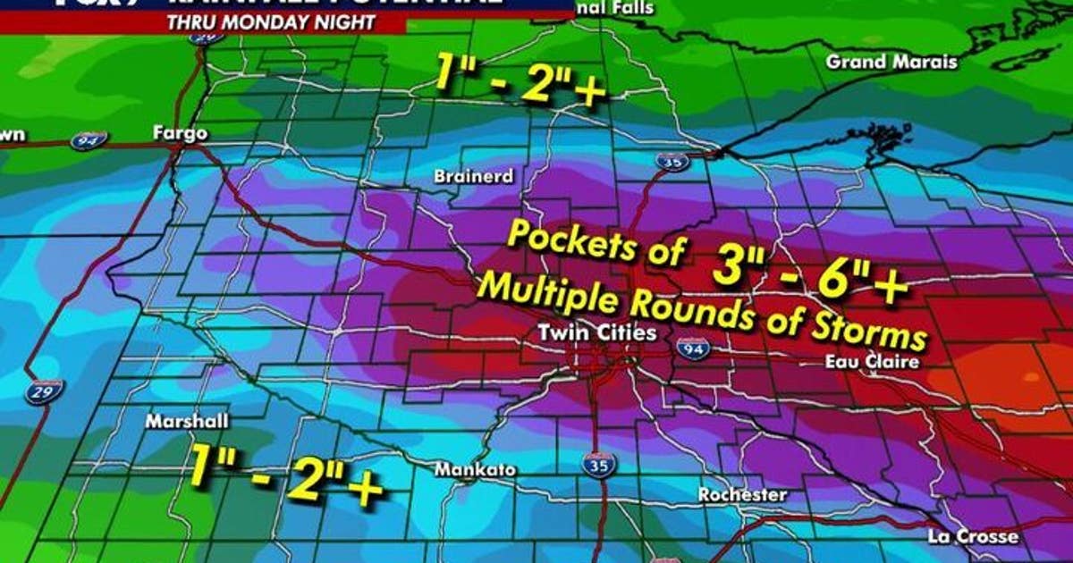 MN weather: Heavy rain may come in parts of Minnesota over the weekend ...