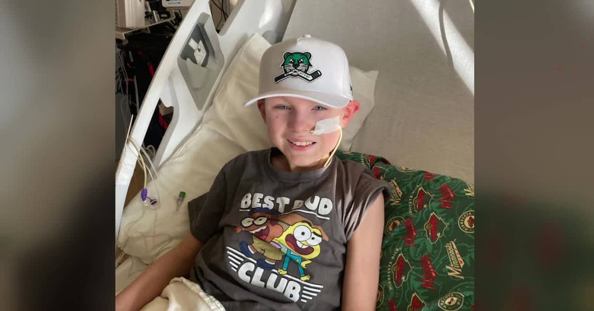 Minnesota Wild honors 10-year-old boy who died of leukemia | FOX 9 ...