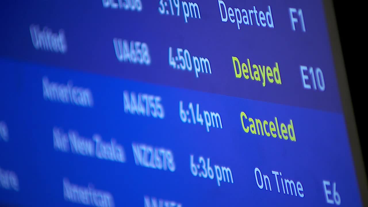 FAA flight cuts begin: MSP sees delays, cancellations | FOX 9 ...