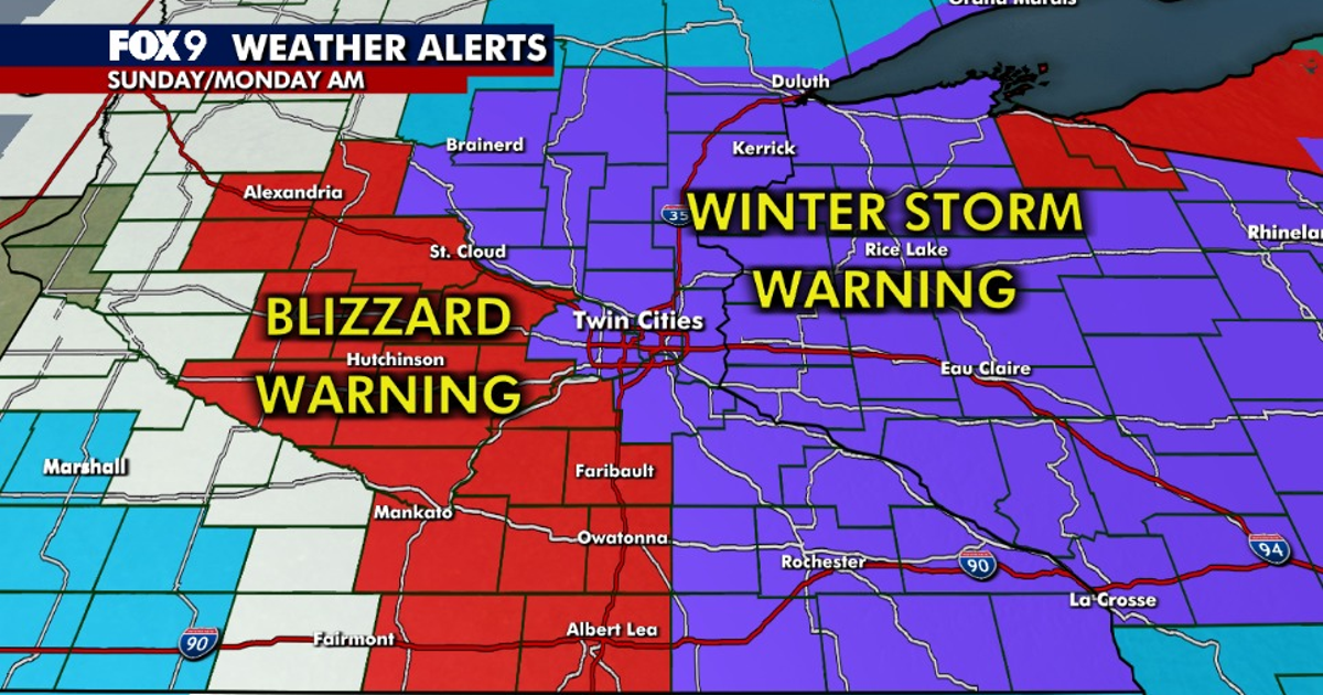 Minnesota weather: Winter storm and blizzard warnings in place for ...