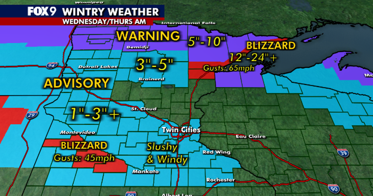 Minnesota weather: Winter weather advisory for Twin Cities as rain ...