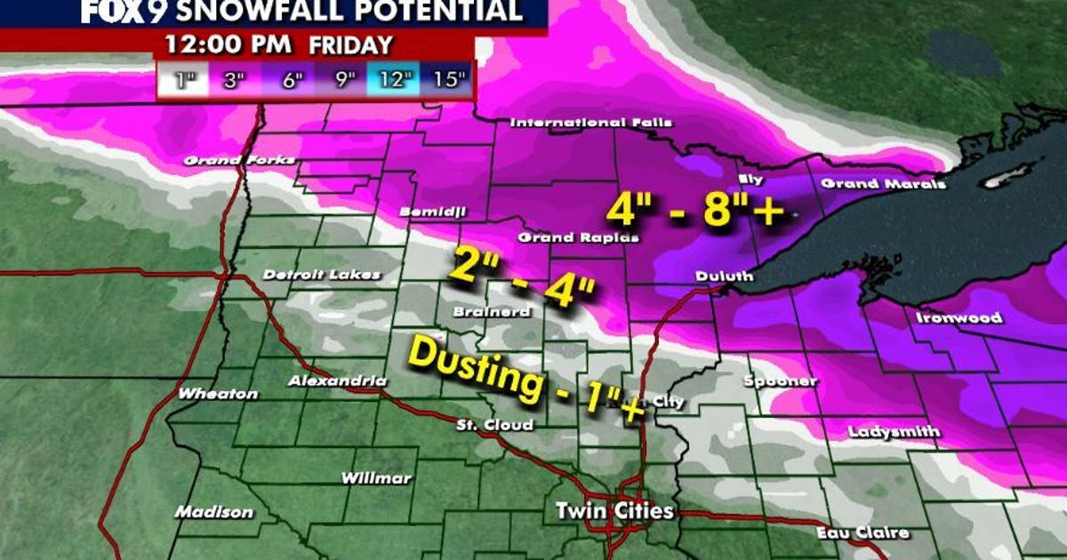 Minnesota weather: Rain, snow, and gusty breezes return later Thursday ...