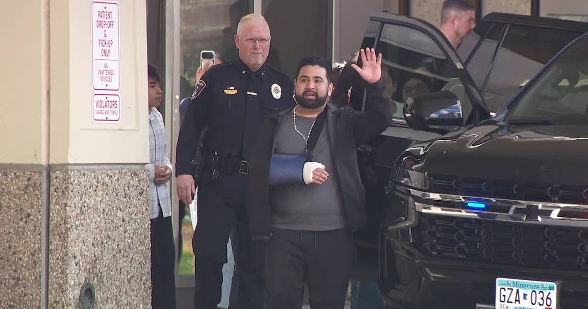 Richfield police officer shot in line of duty released from hospital ...