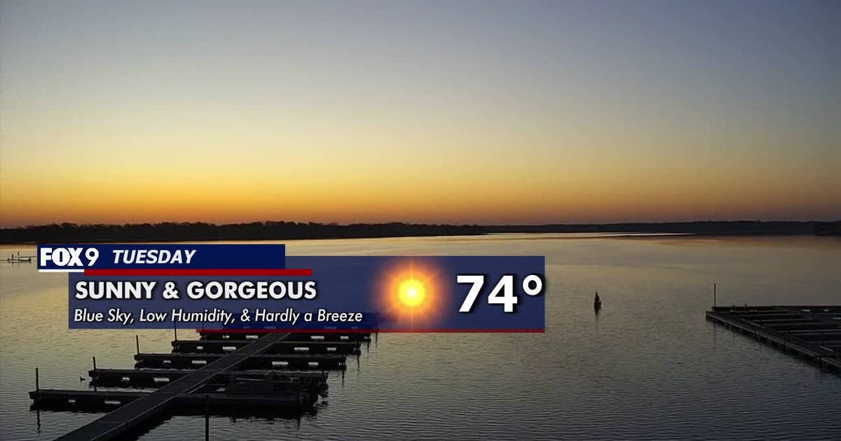 Minnesota weather: A sunny, calm and wonderfully pleasant Tuesday | FOX ...