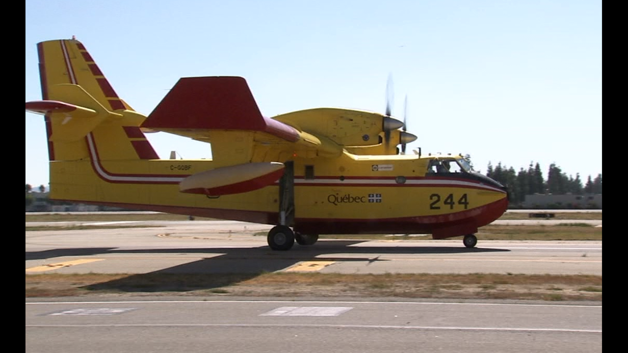 Super Scoopers land in LA from Canada | FOX 11 Los Angeles