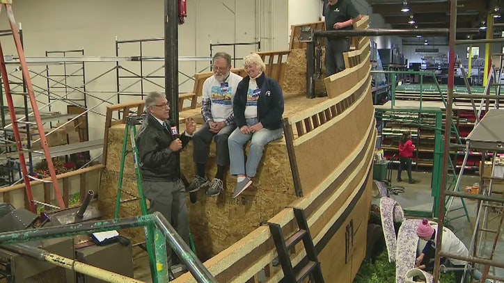 Rose Parade: A look behind the Mayflower float and its history | FOX 11 ...