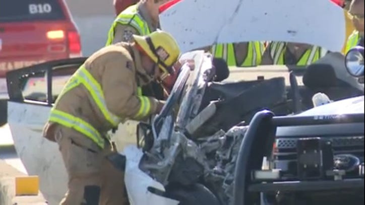 Woman Killed After Triggering Wrong Way Crash On 210 Freeway In