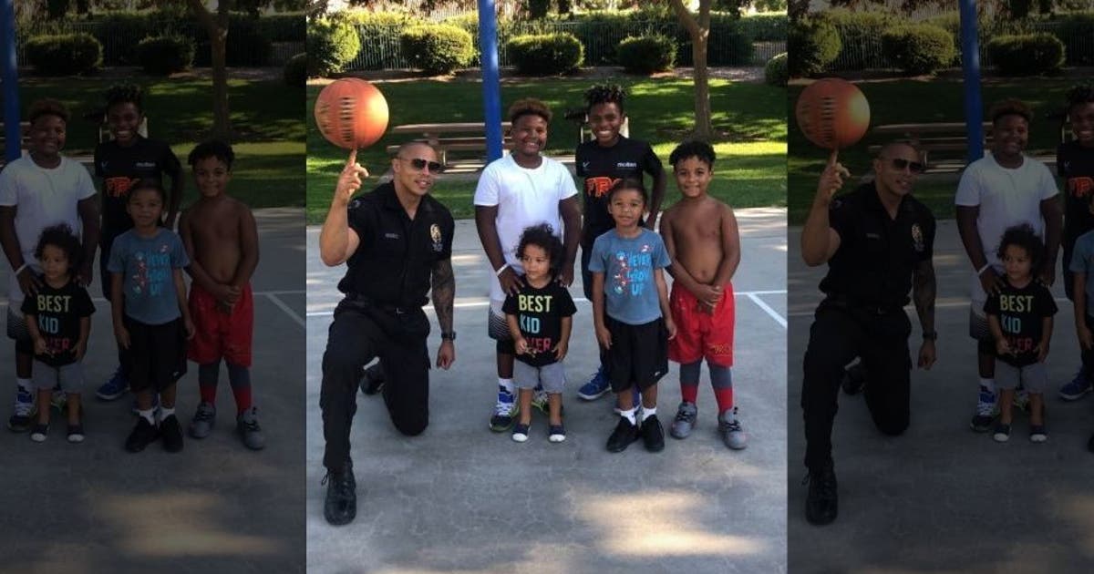 LAPD's 'Trick Shot Cop' scores on the basketball court | FOX 11 Los Angeles