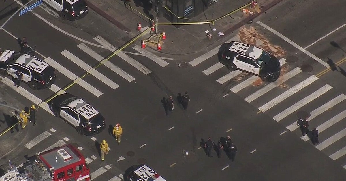 Four injured in DTLA crash involving LAPD cruiser | FOX 11 Los Angeles