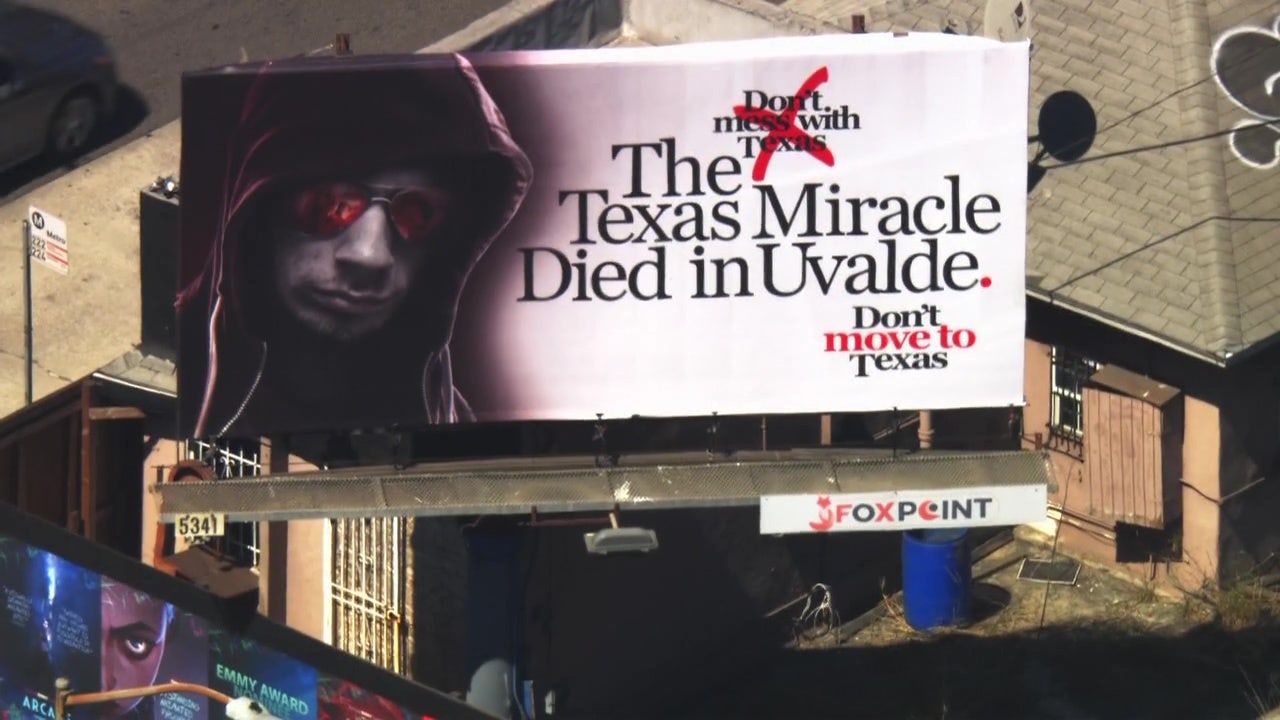 New Billboard In La Sf Warn People Not To Move To Texas Fox 11 Los Angeles