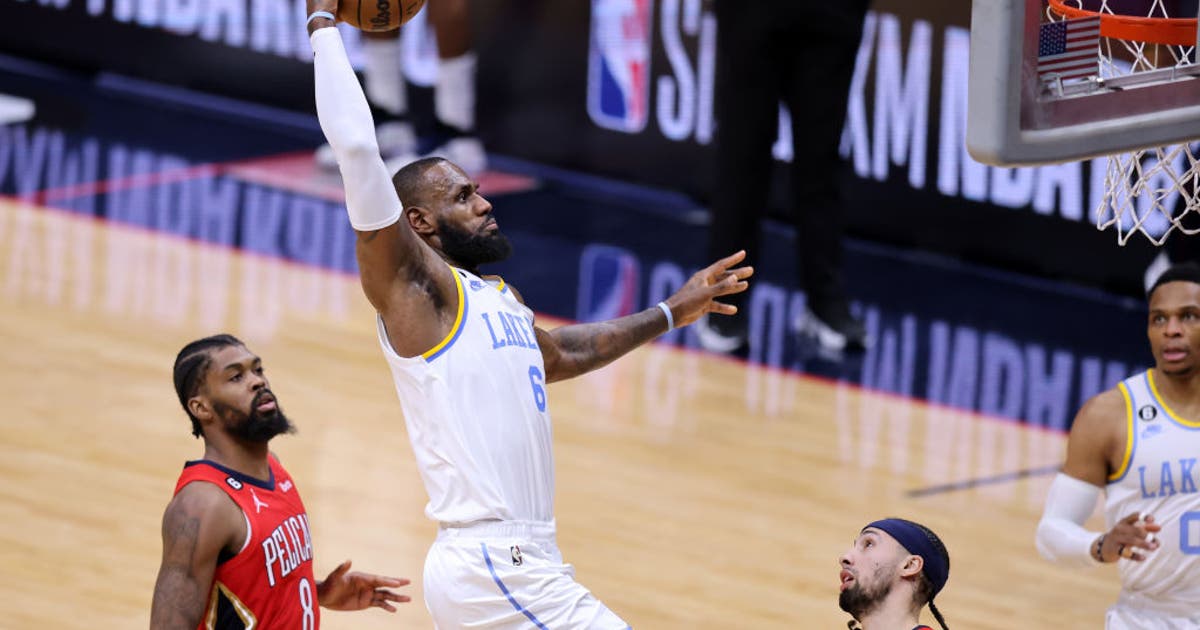 LeBron watch: James inches closer to record as Lakers lose to Pelicans ...