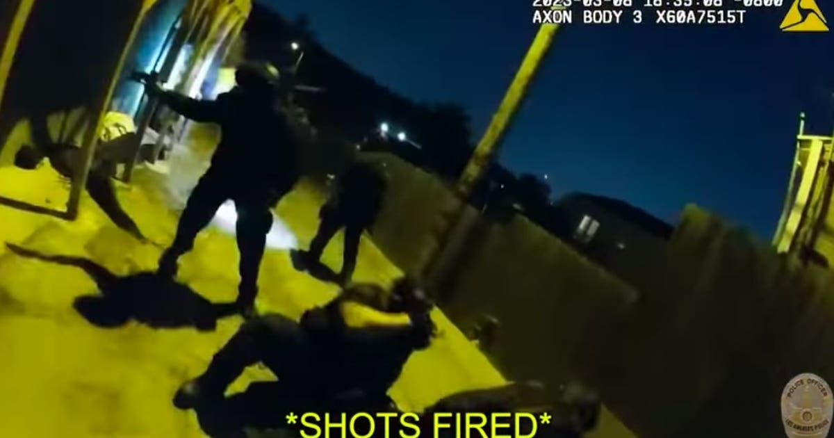 VIDEO: LAPD shootout with parolee in Lincoln Heights | FOX 11 Los Angeles
