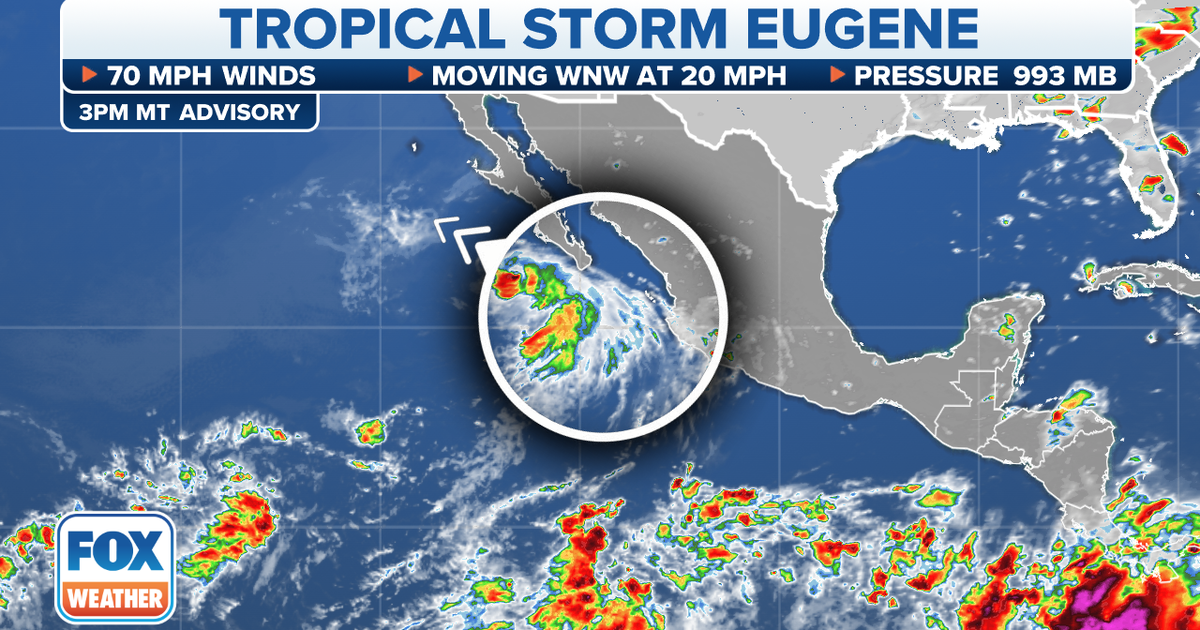 Hurricane Warnings in place as Eugene moves just off Baja California ...