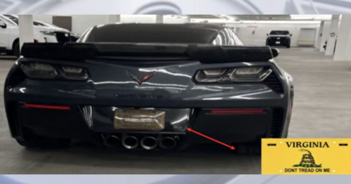 Corvette with Virginia license plate ‘LOLGAS’ involved in attempted ...