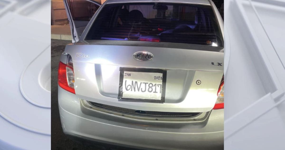 ‘Beautifully written’ California license plate on stolen car leads to ...