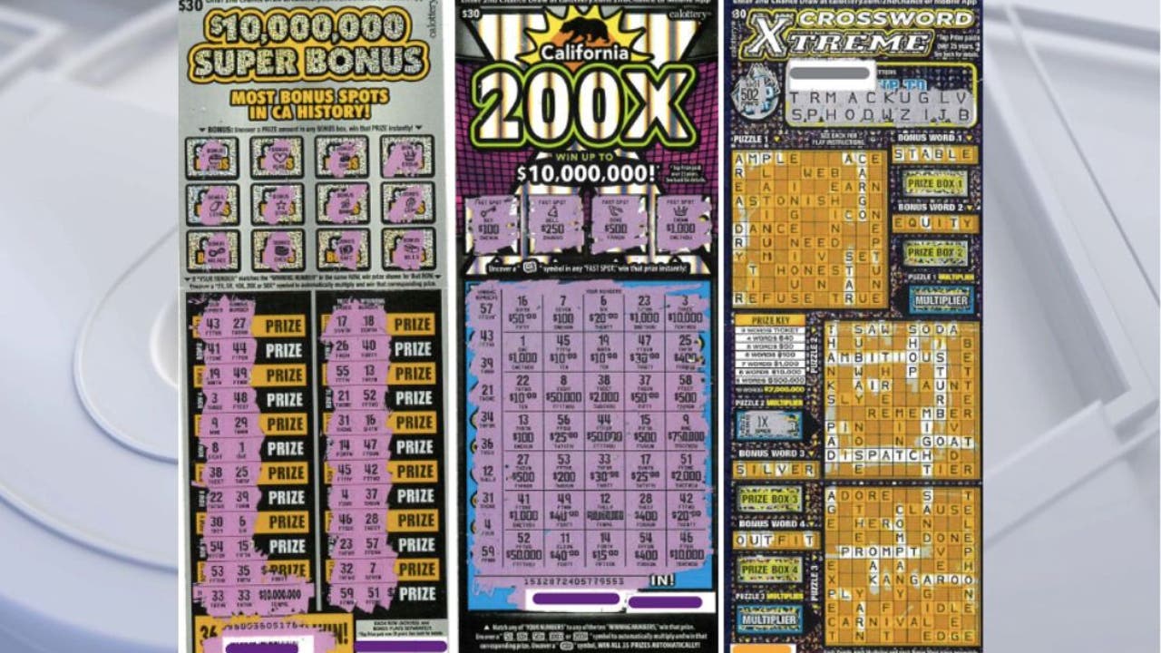 California lottery scratchers store