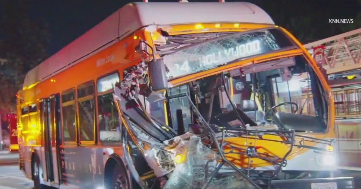 6 hurt in Studio City bus crash | FOX 11 Los Angeles