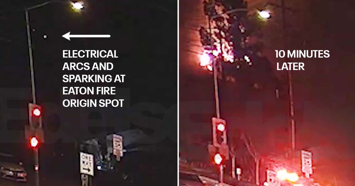 Eaton Fire cause: New video appears to show origin of deadly blaze ...