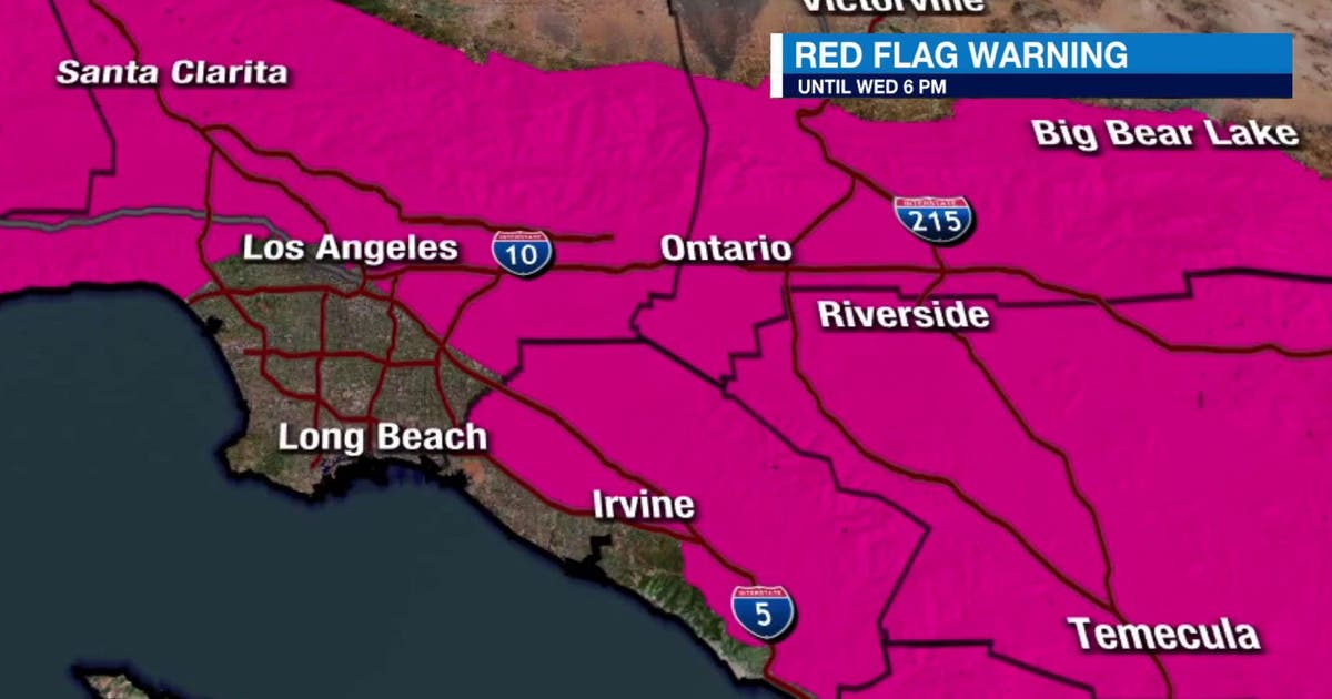 LA Weather Timeline: Peak of Santa Ana winds, wildfire concerns | FOX ...