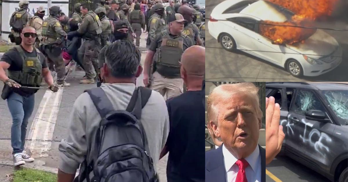 Trump sends National Guard to LA County amid anti-ICE protests | FOX 11 ...