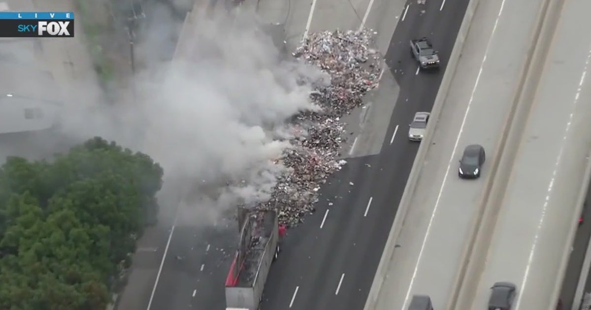 Major crashes involving melons, trash on 5 Freeway snarl traffic | FOX ...