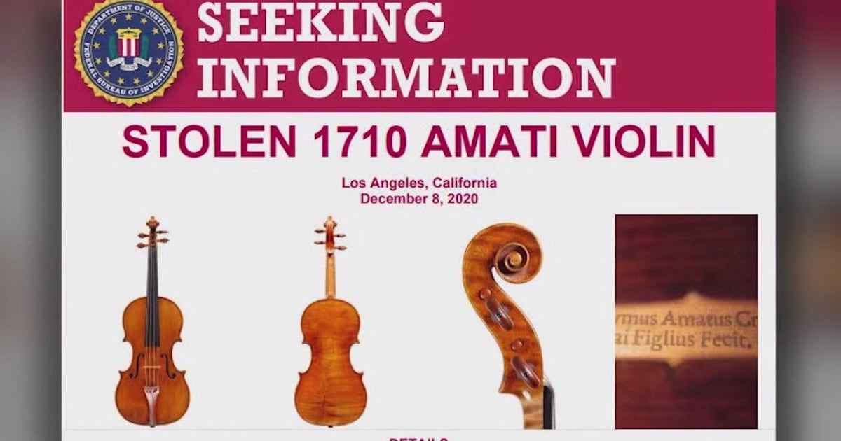 FBI continues searching for rare and valuable violin stolen from Los ...