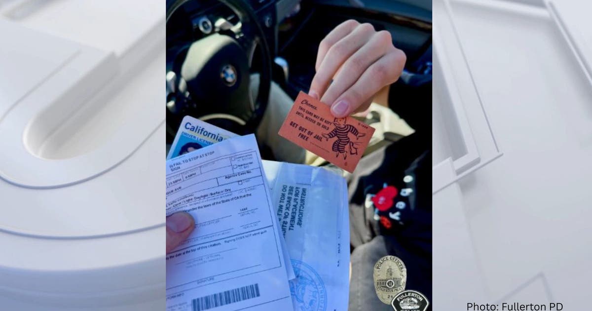 Monopoly 'Get out of jail free' card not valid on California roadways ...