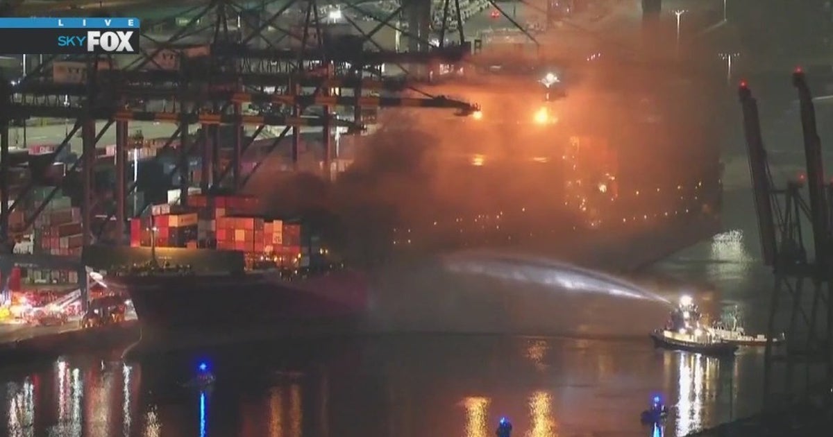 Port of LA explosion: About 100 containers catch fire | FOX 11 Los Angeles