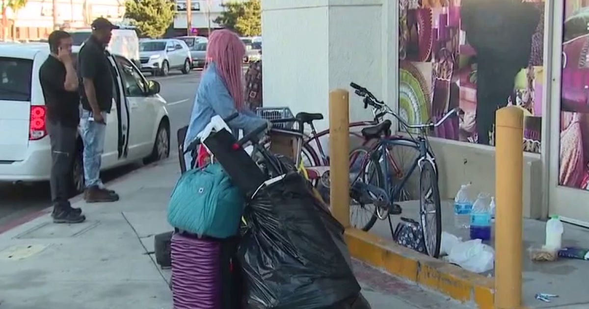 LA City crews clean up homeless encampment in Westwood after complaints ...