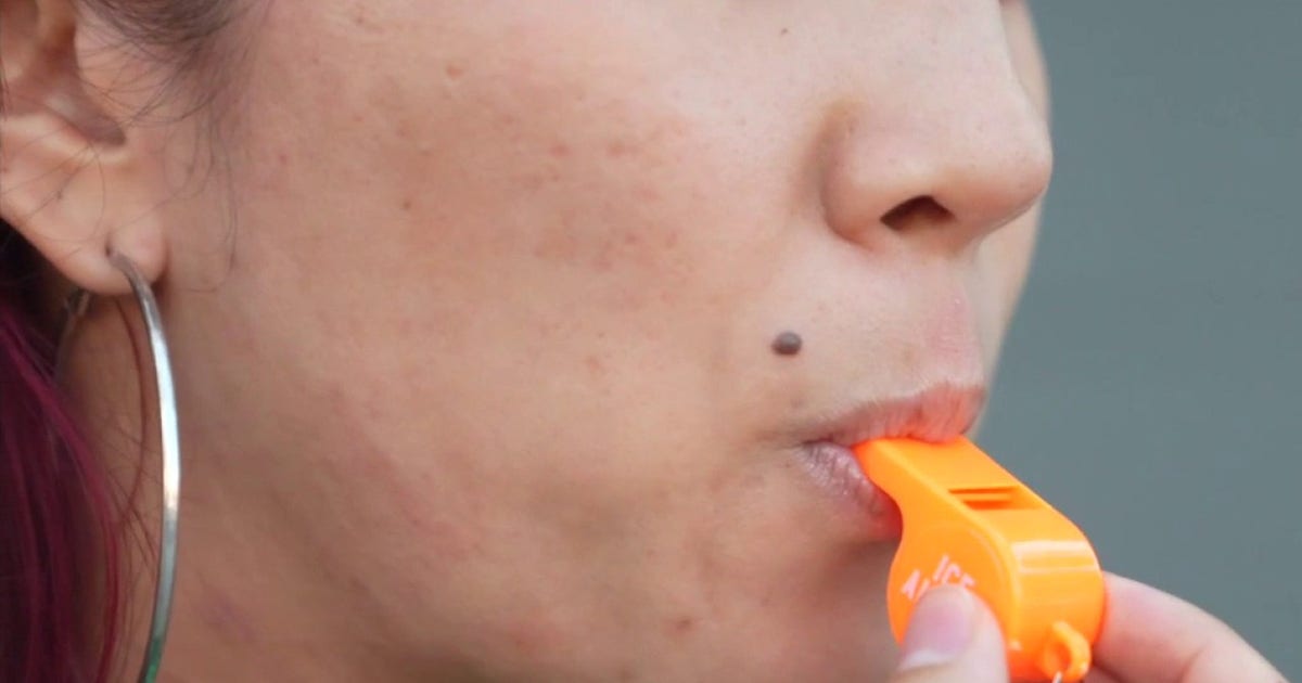 Los Angeles-based artist leads whistle movement sounding alarm against ...