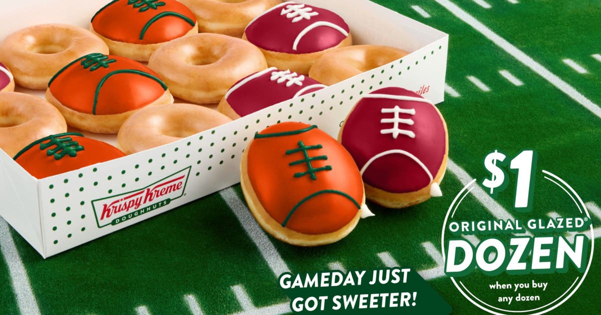 Score a $1 dozen: Krispy Kreme celebrates College Football National ...