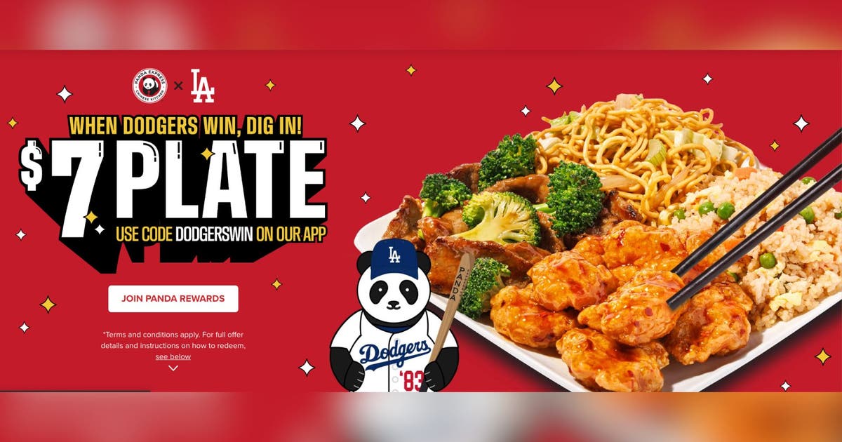 Dodgers win! Panda Express announces return of special promotion for ...