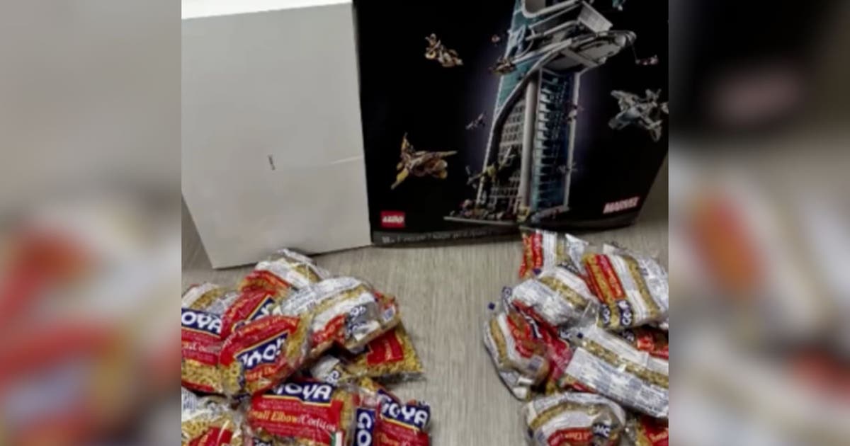 California man accused of swapping Legos with dried pasta in $34K ...