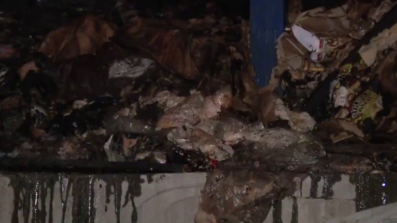 Rotting pig feet, crab meat, beef at burned Boyle Heights warehouse ...