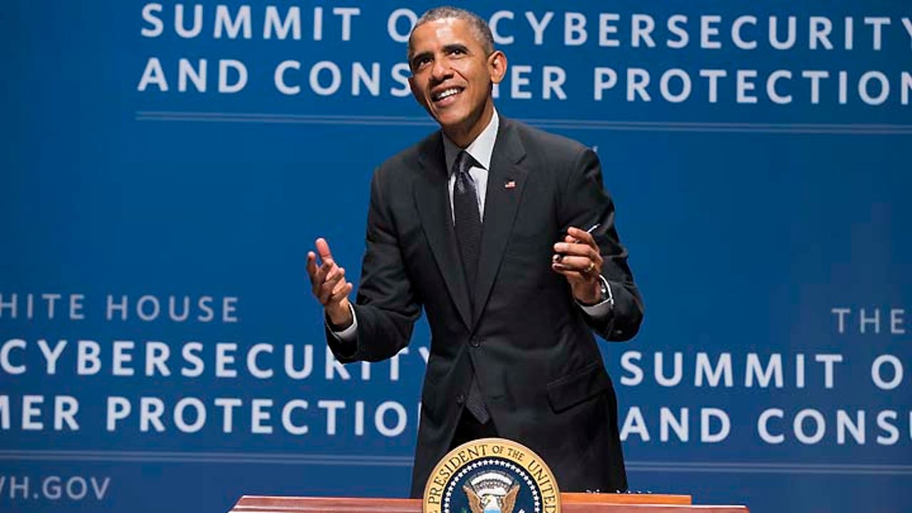 Obama focuses on cybersecurity in heart of Silicon Valley