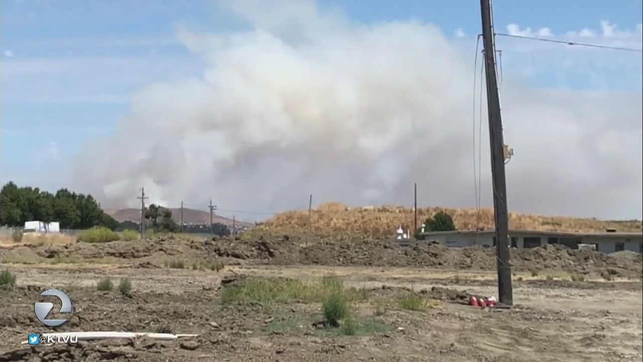 Vegetation fire in Dublin burns 248-acres, fully contained | KTVU FOX 2
