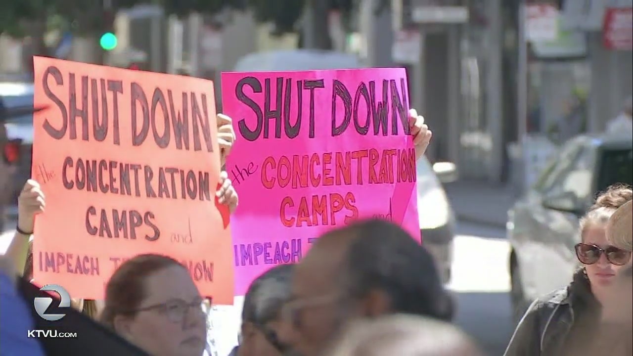Mass protests in San Francisco over inhumane conditions at border ...