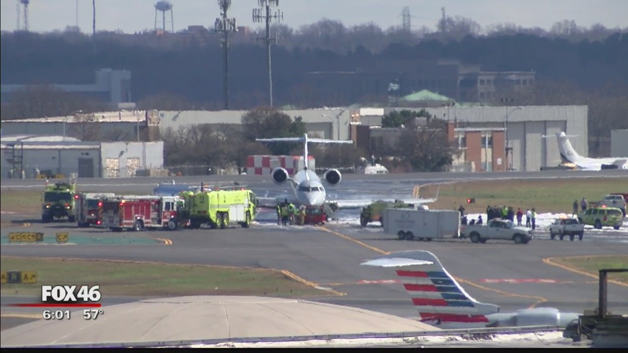 Plane hits deer while taking off from Charlotte-Douglas Airport | KTVU ...