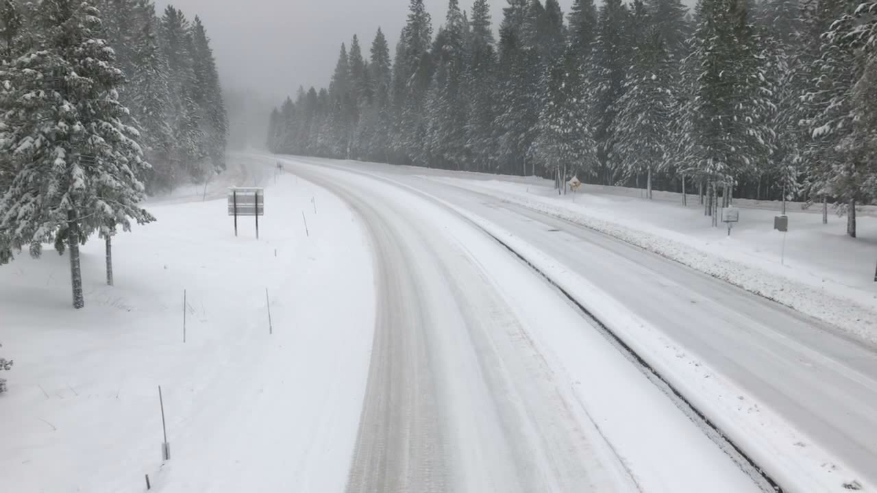 Northern California beaches dusted with snow in latest storm, hazardous ...