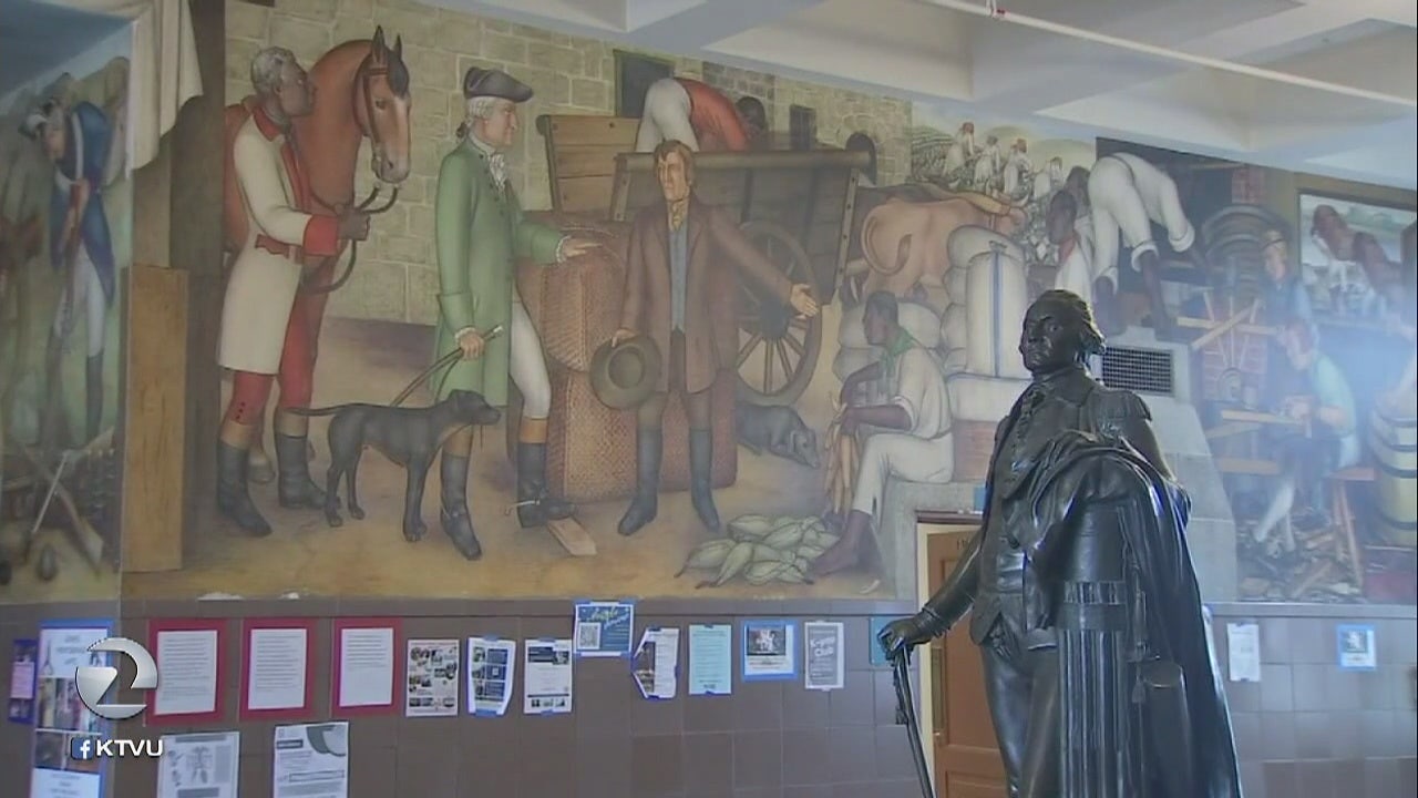 SF school board unanimously votes to cover up controversial mural ... SF school board unanimously votes to cover up controversial mural ...