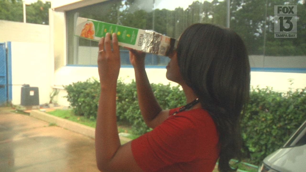 No glasses? Build your own eclipse-viewing box