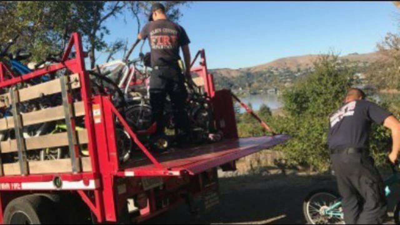 Firefighters collecting bikes for wildfire victims | KTVU FOX 2
