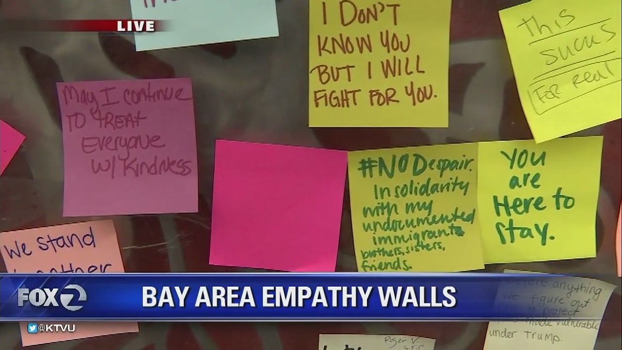 'Empathy Wall' helps people express emotions following the election ...